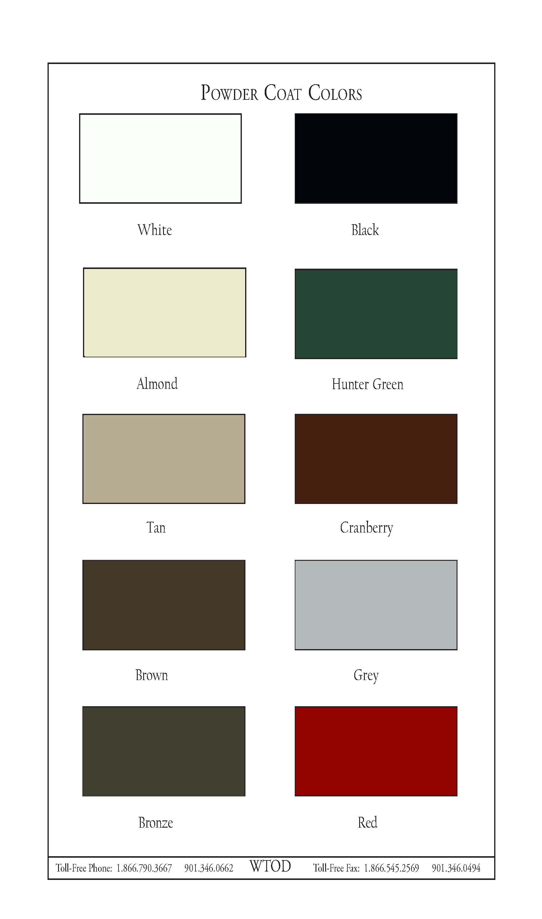 Door Colors : West Tennessee Ornamental Door